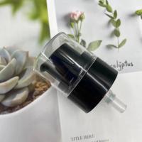 China Black Lotion Cream Dispenser Pump 24/400 AS Cap SS316 Spring Outside 0.25ML/T for sale