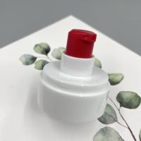 China Customized Color Cream Pump Dispenser  24/410 Double Wall With MS Cap for sale