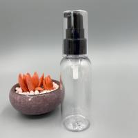 China PP Black Cream Pump Dispenser 20/410 304H Smooth Closure 0.2ML/T With Full Clear Cap for sale