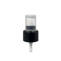China Cream 24 410 Pump Dispenser Ribbed Closure metallized 0.2ML/T With Half Cap for sale