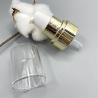 China BB Cream Pump Dispenser SS316 Spring Outside 24/410 0.5ml Dosage Clear Cap for sale