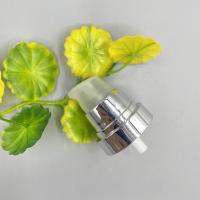 China Liquid Foundation Cream Pump Dispenser 304H Spring 0.3ml Dosage 24/410 Silver Closure for sale