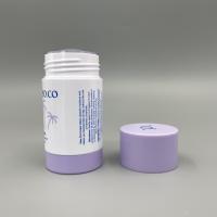 China AS / PP Round Deodorant Stick Container 50g 1.76oz Tubes Eco Friendly With Printing for sale