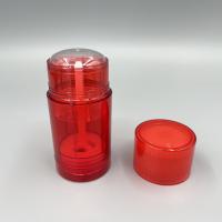 China Red 75g Custom Deodorant Stick Container Round AS With Printing for sale