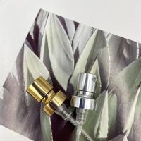 China Gold Perfume Pump Sprayer Nozzle Replacement 15 400 Aluminum 0.09ML With ferrule for sale