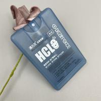 China 0.06ML Dosage Credit Card Sprayer 20ML Antibacterial Hand Sanitizer 304H for sale