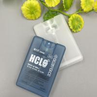 China 0.06ML Dosage Credit Card Sprayer 20ML Antibacterial Hand Sanitizer 304H for sale