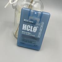 China 0.06ML Dosage Credit Card Sprayer 20ML Antibacterial Hand Sanitizer 304H for sale