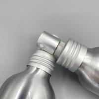 China Matt Silver Perfume Pump Sprayer Dispenser Alu 24/410 0.12ML Dosage With Clip Lock for sale