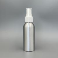 China 3.52oz Aluminium Cosmetic Containers Spray Diameter 40mm Neck 24mm Round Shoulder for sale
