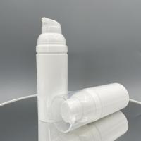 China PP 75ml 50ml White Airless Pump Bottles Lotion No Pollution With Snap for sale