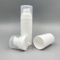 China PP 75ml 50ml White Airless Pump Bottles Lotion No Pollution With Snap for sale