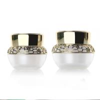 China Luxury Gold Empty Face Cream Jars Acrylic 30g 50g PMMA For Cosmetic for sale