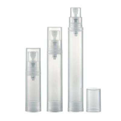 China Airless Small Spray Pump Bottle 10ml 15ml Plastic Customized Color for sale