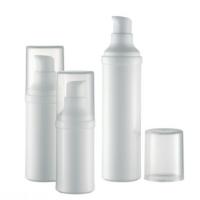 China UV Proof 20ml 25ml PP Lotion Snap On Customized Colors Airless Pump Bottles for sale