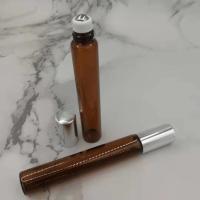 China 5ml 10ml 15ml Empty Glass Roll On Bottles 304 Stainless Steel Ball for sale
