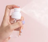 China Luxury Clear Empty Upg 30ml Petg Bottle Ultra Fine Sprayer White for sale