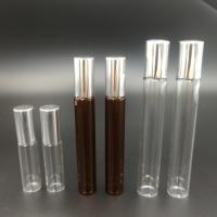 China 5ml 10ml 15ml Empty Glass Roll On Bottles 304 Stainless Steel Ball for sale