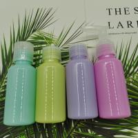 China Travel Set Series Skincare 75ml Pet Pump Bottle Pink Purple Light Green Light Blue for sale