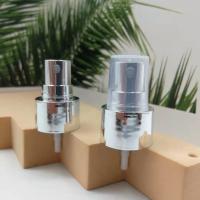 China Shiny Silver Plating Closure Fine Mist Sprayer Pump 24/410 For Perfume for sale