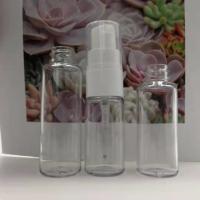 China Round 30ml 1.06oz Neck 20mm Pet Sprayer Bottle Thick Wall Clear Color for sale