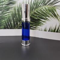 China Lotion Actuator 15ml, 20ml, 30ml Metallized For Lotion Serum Plastic Airless Bottle for sale