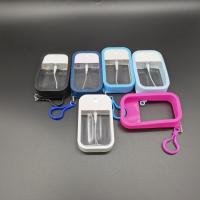 China 45ml Diameter 58*17 Credit Card Sprayer Height 101 Petg Bottle With Silicone Sleeve for sale
