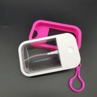 China 45ml Diameter 58*17 Credit Card Sprayer Height 101 Petg Bottle With Silicone Sleeve for sale