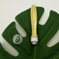 China 15ml Eye Cream Bottle Roll On One Ball 304 Stainless Steel Gold Color for sale