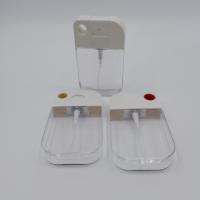 China 38ml Plastic Spray Bottle Petg Clear Color Diameter 54*16 Rectangle Shape for sale