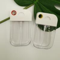 China 38ml Plastic Spray Bottle Petg Clear Color Diameter 54*16 Rectangle Shape for sale