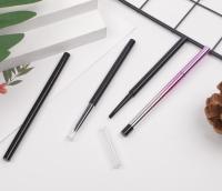 China Filling capacity 0.08g Empty Eyebrow pencil Slim style Height 123mm Diameter 6mm Plastic Makeup Container for sale