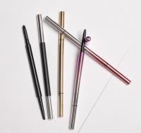 China Empty Eyebrow pencil Slim Style Make - Up Tools Eyebrow Powder Cotton Brush ABS Material for sale