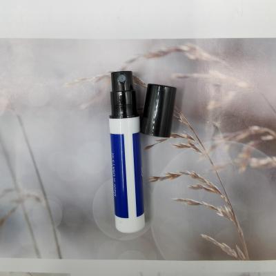 China 3ml 5ml Small Plastic Spray Bottles Fragrance 0.11oz 0.17oz Snap On for sale