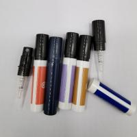 China 3ml 5ml Small Plastic Spray Bottles Fragrance 0.11oz 0.17oz Snap On for sale