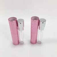 China 8ML Aluminum Cover Customized Design Luxury Refillable Perfume Spray Glass Bottle for sale