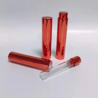 China 10ml Aluminum Shell Glass Bottle Luxury Refillable Perfume Bottle for sale