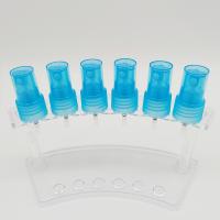China PE Gasket Plastic Mist Spray Pump 20/410 Ribbed Closure SS316 Spring 0.16ML for sale