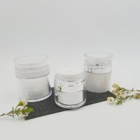 China 15 / 30 / 50g Airless Pump Jar Empty Acrylic Cream Bottle Cosmetic Easy To Use Container Portable Travel Makeup Tools for sale