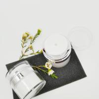 China 15 / 30 / 50g Airless Pump Jar Empty Acrylic Cream Bottle Cosmetic Easy To Use Container Portable Travel Makeup Tools for sale