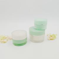 China Cosmetic Jar 15g 30g 50g Round Empty Acrylic Cream Jar Face Cream For Skin Care for sale