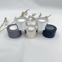 China Aluminum Disc Top Flip Cap Top Dispensing Gold 24/410 Metallized Surface for sale