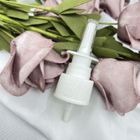 China 0.16ML Dosage 20mm Mist Sprayer Perfume PP Nasal Suction Pump 18/410 With Clear Cap for sale