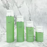 China PCR Material 50ml 100ml 150ml 200ml Optional Color Snap On PP Airless Pump Bottles for sale