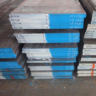 China 1.2080/D3/Cr12 Black Surface Cold Work Die Steel flat Bar with thickness 10-100mm for sale
