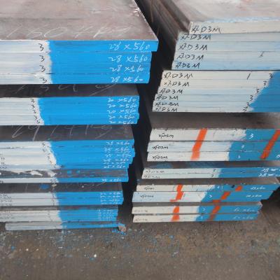 China 1.2080 SKD1 D3 Cr12 Cold Work Tool Steel High Hardenability Alloy Steel Flat Bar for sale