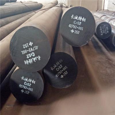 China 1.2080 SKD1 D3 Cr12 special alloy steel Bar in black surface for making mould for sale