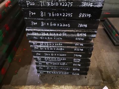 China Prehardned HRC28-32 Hot Rolled Steel Plate 1.2311 P20 EAF+LF+VD+ESR for sale