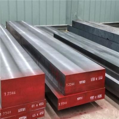 China Tool steel Din 1.2344/H13/skd61 steel price ESR Forged Steel Flat Bars and Round Bar for sale