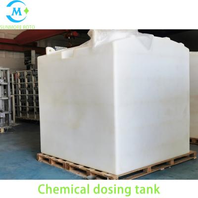 China 2000 Litre Rectangular Water Tank , LLDPE Rectangular Storage Tank Centralized Liquid Supply for sale